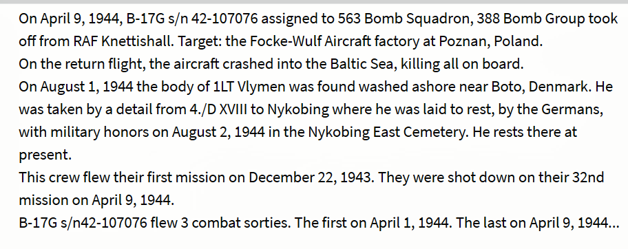 US flyvergrave på Lolland Falster – henryhogh